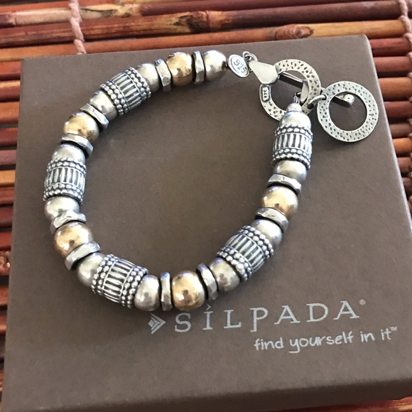 Silpada | Jewelry | Silpada Sterling Silver Toggle Bracelet | Poshmark